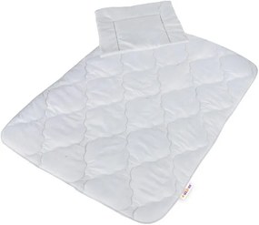 Peřinka a polštář do postýlky PREMIUM SOFT 135x100+40x60,Baby Nellys -  bílé