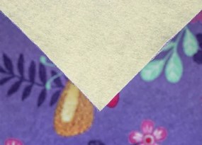 Koberce Breno Metrážový koberec PAPILLON 17, šíře role 400 cm, Fialová, Vícebarevné