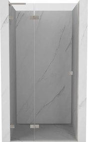 Mexen, Mexen Lunar L sprchové dveře 90 cm, transparentní, broušený nikl - 834L-090-000-97-00-L