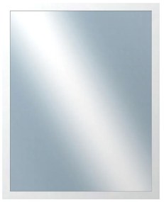 DANTIK - Zarámované zrcadlo - rozměr s rámem cca 40x50 cm z lišty PERLA bílá lesklá vysoká (2746)