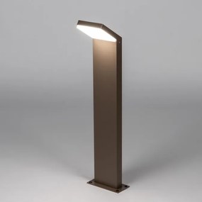 Sloupkové venkovní LED svítidlo Malaga Brown