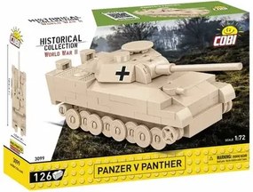 COBI 3099 II WW Panzer V Panther / 126 kostek / 1:72 / od 6 let