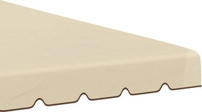 Náhradní plachta Outsunny pro altán s rozměry 3 x 3 m - Vysoce hustý polyester 170 g/m²