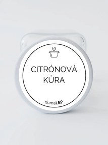 Samolepka na kořenky CITRÓNOVÁ KŮRA bílá 5 cm základní písmo