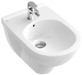 Villeroy & Boch O.novo - Závěsný bidet 360x560 mm, 1 otvor pro baterii, alpská bílá 54600001