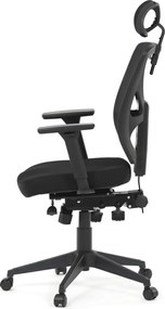 Ergonomická kancelářská židle EVRON - černá síťovina