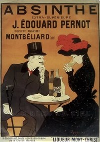 Plechová cedule Absinthe J. Édouard Pernot