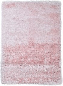 XXXLutz KOBEREC S VYSOKÝM VLASEM, 60/110 cm, růžová - Koberce vysoký vlas - 003580041852