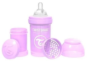 Twistshake Kojenecká láhev Anti-Colic 180 ml Pastelově růžová