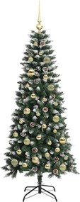 Umělý vánoční stromeček Zelená 150 cm PVC, plast a ocel 3395812