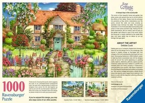 Ravensburger Puzzle Chaloupka růží / 1000 dílků / od 14 let