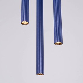 Sollux Lighting Závěsné svítidlo ARCHE 3P ultramarín