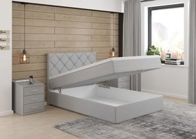 Postel boxspring Praga 120x200 antracit