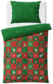 Bavlněné povlečení Vánoční Patchwork