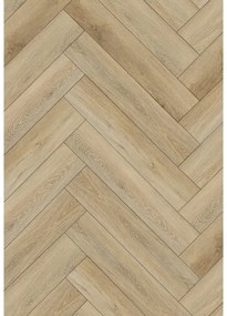 Mexen Worcester vinylové panely rybí kost 635 x 127 mm SPC 6,5 mm, podklad IPEX 1,5 mm, 4 V-drážka, Dub