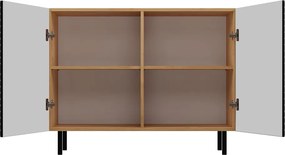 Komoda KAMA 2D artisan/černá