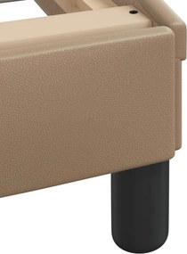 Postel s matrací Dover cappuccino 90 x 200 cm umělá kůže 3208341