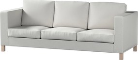 Potah na pohovku IKEA Karlanda 3-místná nerozkládací, krátký barva šedá látka pletený vzor