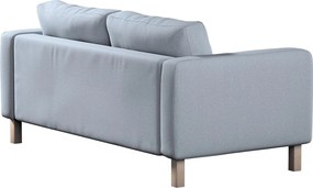 Potah na pohovku IKEA  Karlstad 2-místná, nerozkládací, krátký barva modrá látka pletený vzor