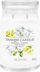 Yankee Candle vonná svíčka Signature ve skle velká Midnight Jasmine 567g