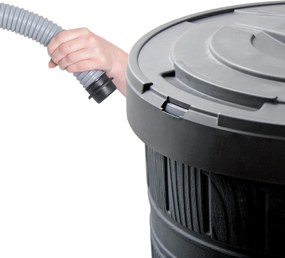 Sud na dešťovou vodu WOODMAN černý 265l
