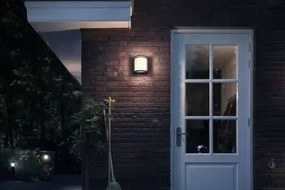 Philips Samondra 12W antracitová / LED venkovní nástěnné svítidlo / 12