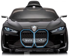 Dětské elektrické autíčko s dálkovým ovládáním BestBerg BBCC-20B – BMW i4 / nosnost 30 kg / Li-Ion baterie / černá