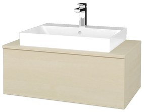 Dřevojas Koupelnová skříňka MODULE SZZ1 80 Varianta: N01 Bílá lesk / N07 Stone