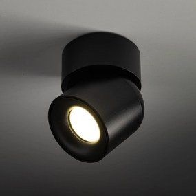 TK Lighting Černé stropní/nástěnné svítidlo Twist pro žárovku GU10 TK10575