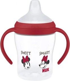 Kojenecká láhev NUK Perfect Match na učení DISNEY Minnie red 150 ml