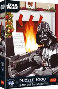 TREFL Puzzle Premium Plus Star Wars: Vánoce s Darth Vaderem / 1000 díl