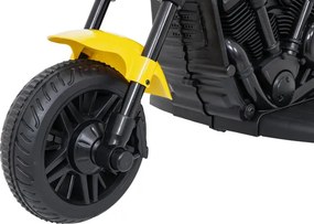 Elektrická motorka STAR žlutá