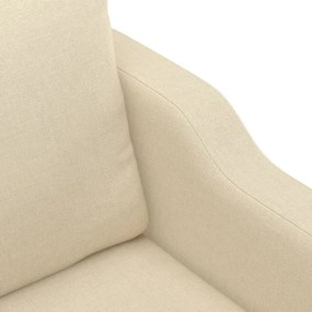 4dílná sedací souprava s polštáři krémová textil 3201796