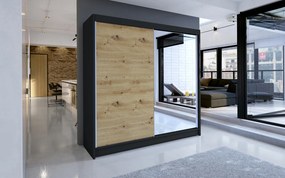 FALCO Skříň Taisa I 180 černá/artisan