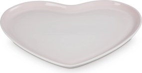 Servírovací talíř Heart 32 cm světle růžový