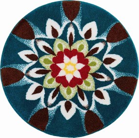 GRUND Mandala předložka HARMONIE zelená Rozměr: ø 100 cm