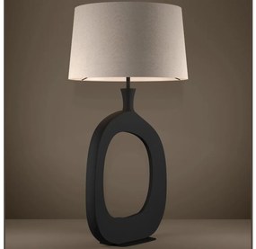 Eglo 390424 - Stolní lampa DIEZMA 1xE27/60W/230V 88 cm černá/krémová