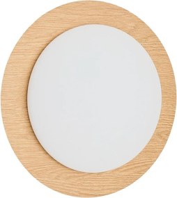 Kovové LED nástěnné svítidlo v přírodní barvě ø 40 cm Novae – Kave Home