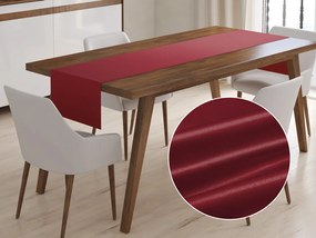 Biante Saténový běhoun na stůl polyesterový Satén LUX-036 Vínově červený 45x140 cm