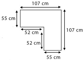 FOX k | otevřený rohový regál | kašmír | do systému FOX