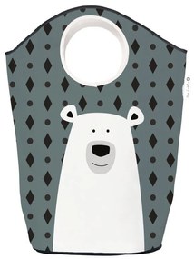 Koš na prádlo a hračky polar bear (80l)