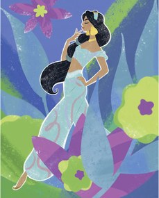 Komar Plakát Disney Princess Jasmine in Blue 40 x 50 cm
