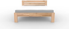 Masivní postel AMANDA - Solwo Design Dřevo a odstín oleje: BUK Cink - Olejování přírodní, Rozměr spací plochy: 200x200