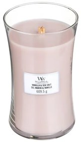 WoodWick Svíčka Vanilla & Sea Salt váza velká, 609,5 g