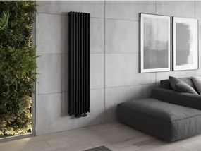 Mexen Denver dekorativní radiátor 1600 x 378 mm, 1487 W, černý - W215-1600-378-00-70