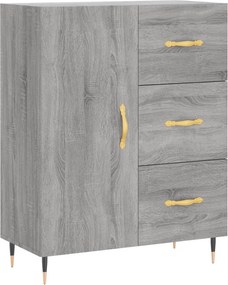 Skříň highboard šedá sonoma 69,5 x 34 x 180 cm kompozitní dřevo 3199799