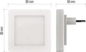 LED noční světlo EMOS P3316 s fotosenzorem do zásuvky
