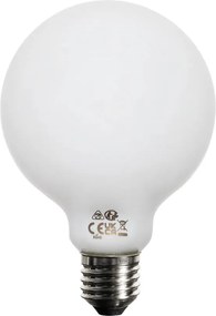 Sada 5 ks LED žárovka E27 s 3stupňovým stmíváním, opálové sklo G95, 4W, 450lm, 3000K