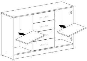SMART r | komoda SRK1 | 140 cm | artisan