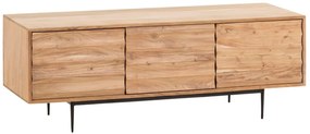 Akátový TV stolek Kave Home Delsie 147 x 38 cm